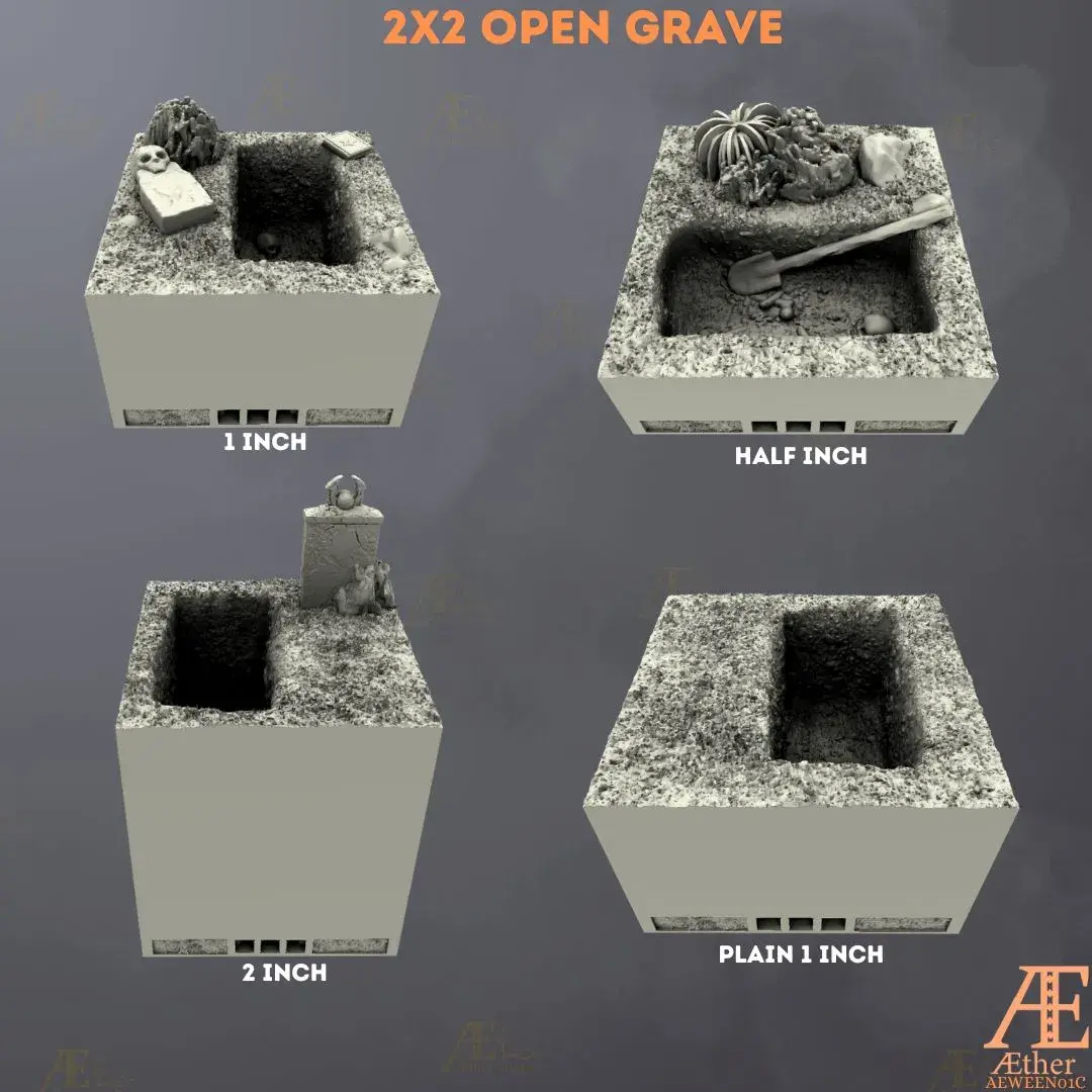 Props & Terrain STL Download - AEWEEN01C - Halloweenby Aether Studios