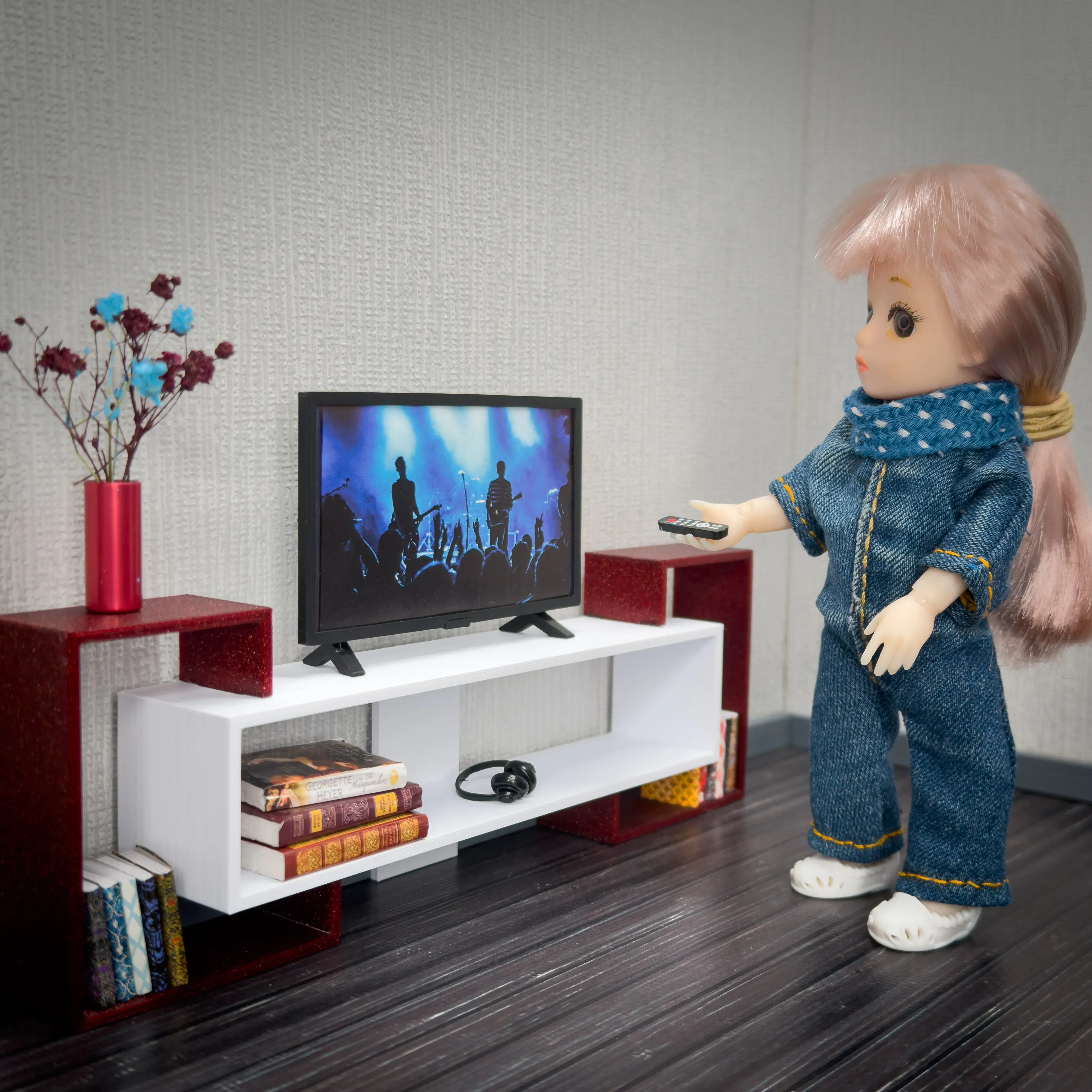 Miniature Games & Accessories STL Descarga - Miniature Flat Screen TV ...