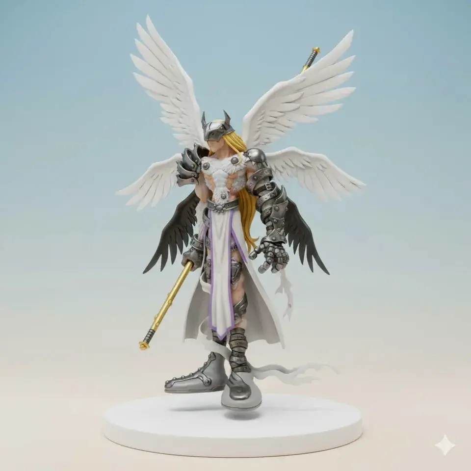 3D Printer Files | 3MF File | Angemon Digimon Creature Model | Creality ...