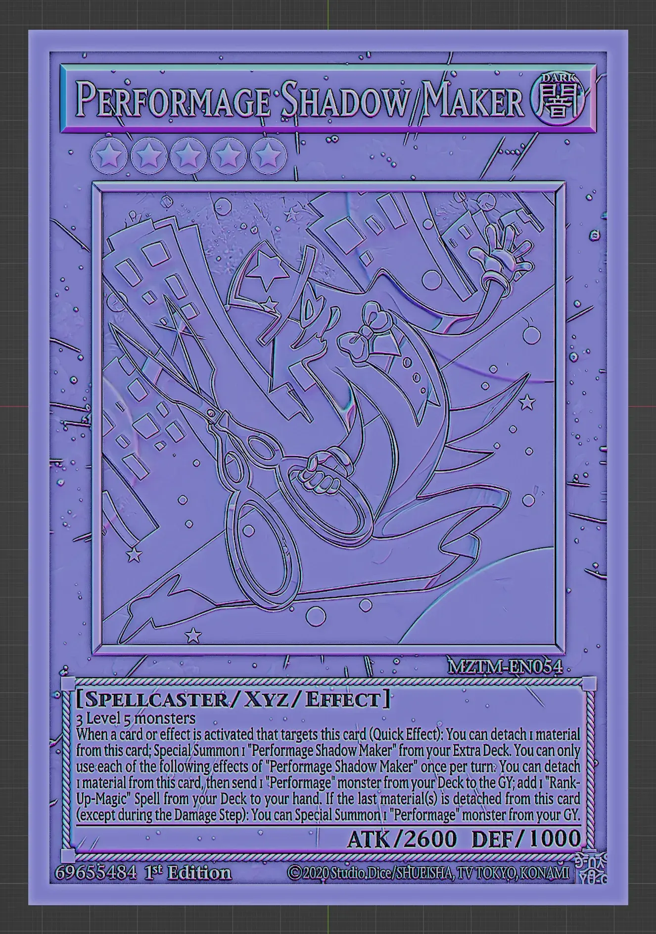 Free Other STL Download - Performage Shadow Maker - yu-gi-oh!by ...