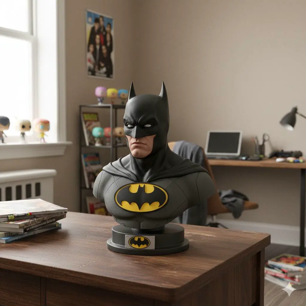 3D Printer Files | 3MF File | BATMAN Collectible Bust | Creality Cloud
