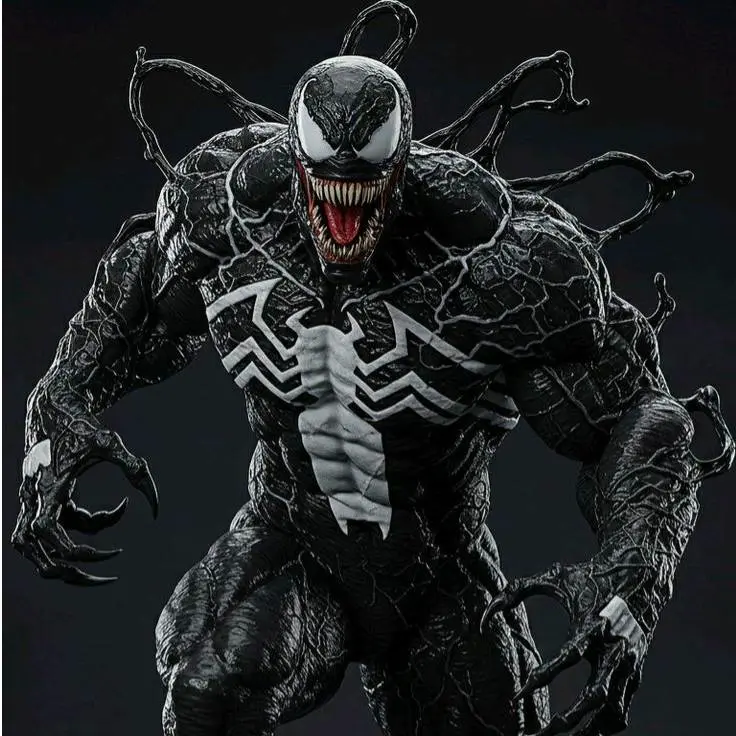 Characters & Creatures STL Download - Venom Statue - Brainbits3D