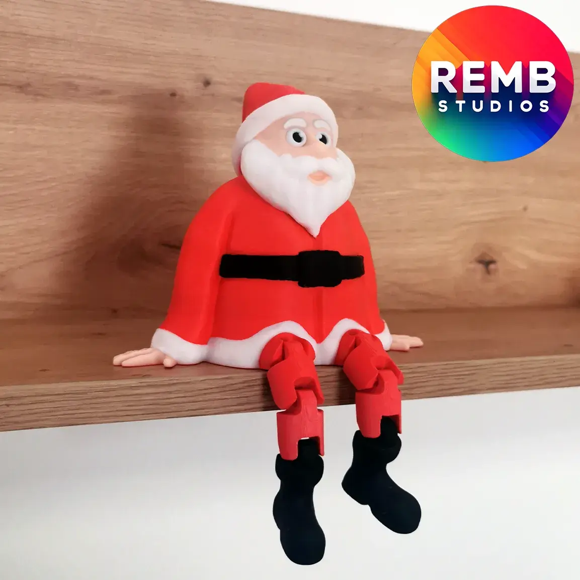 3D Printer Files | 3MF File | Flexi Santa | Print in Place | NO Support ...