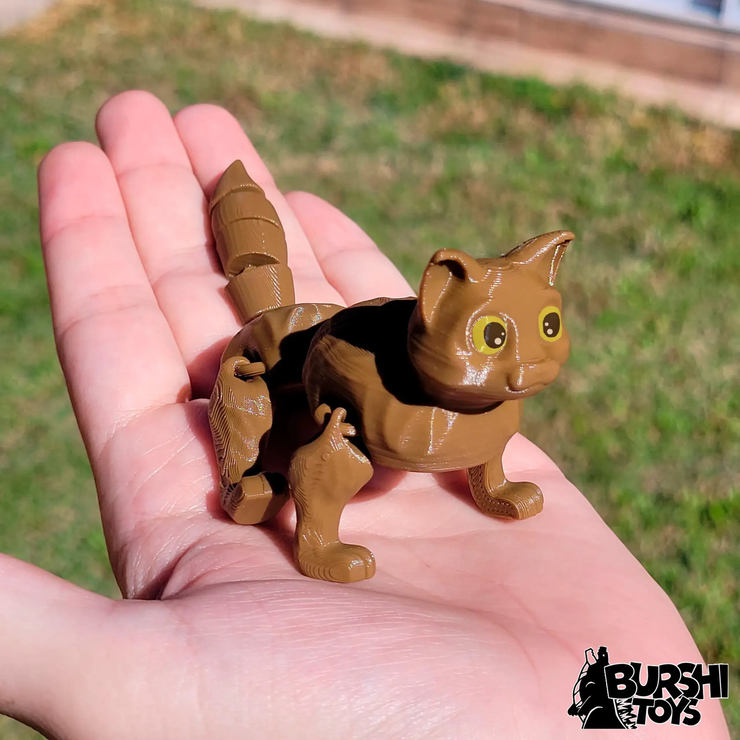 3D Printer Files | 3MF File | Flexi Cat (3mf included) - Print in Place ...