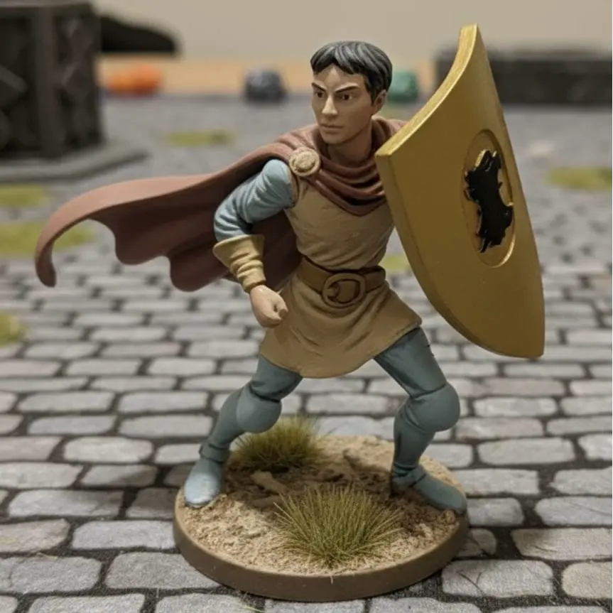 Characters & Creatures STL Download - Eric the Cavalier from Dungeons ...