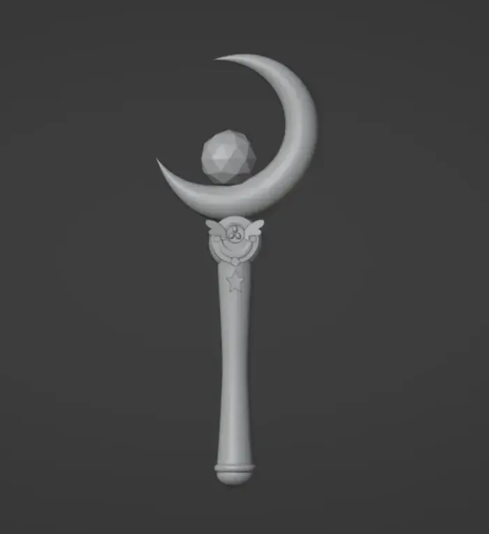 Cosplay STL Download - El Cetro Lunar "Moon Stick" / Sailor Moonby ...
