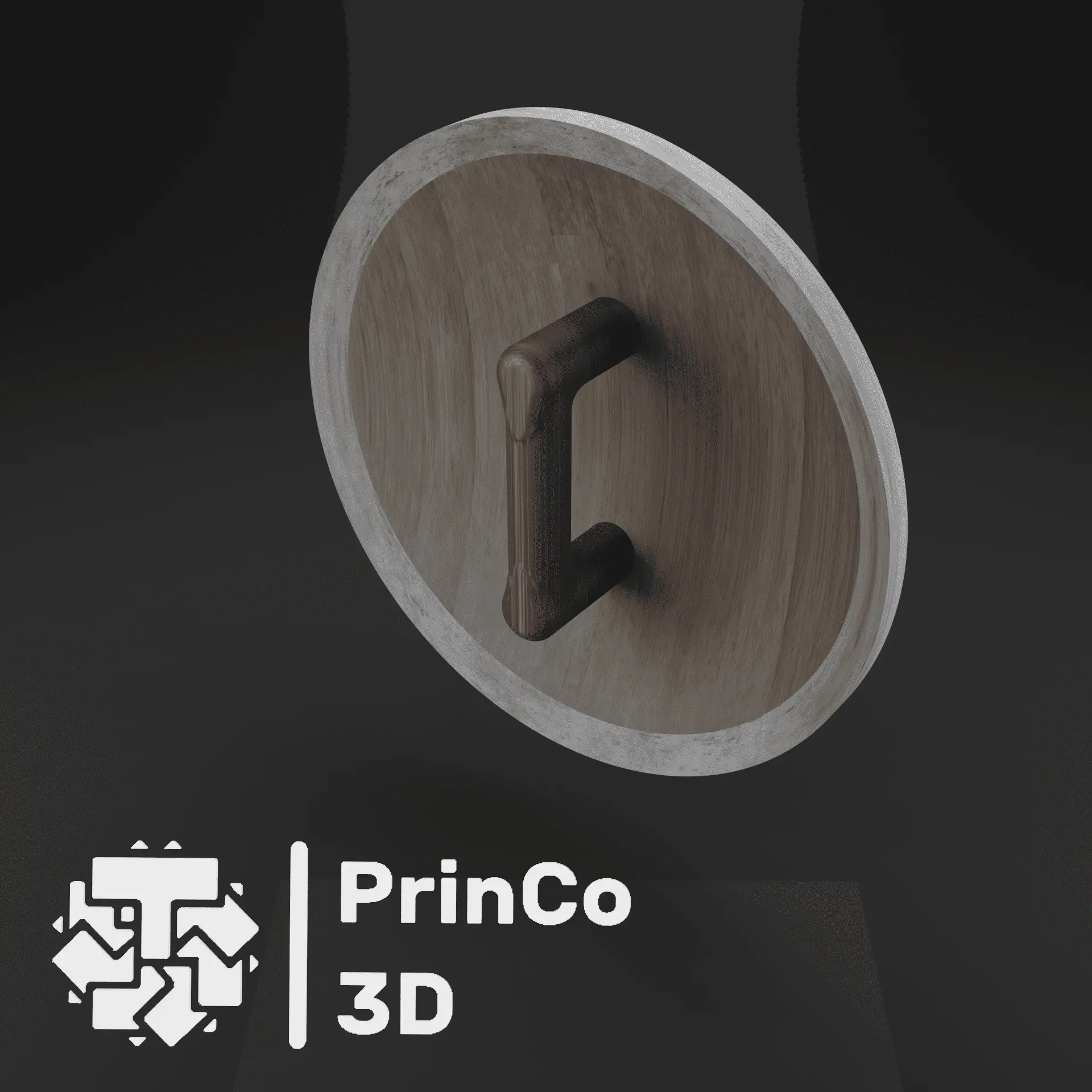 Characters & Creatures STL Download - Flat Shieldby PrinCo 3D