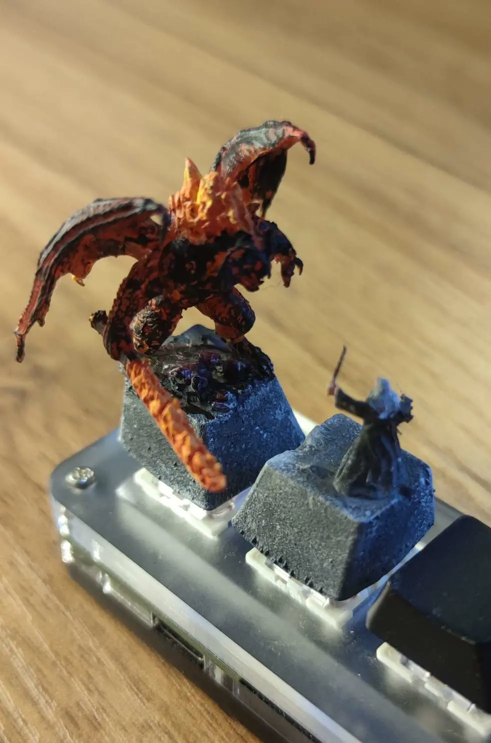 Miniature Games & Accessories STL Download - Balrog keycapby Alberto Leal