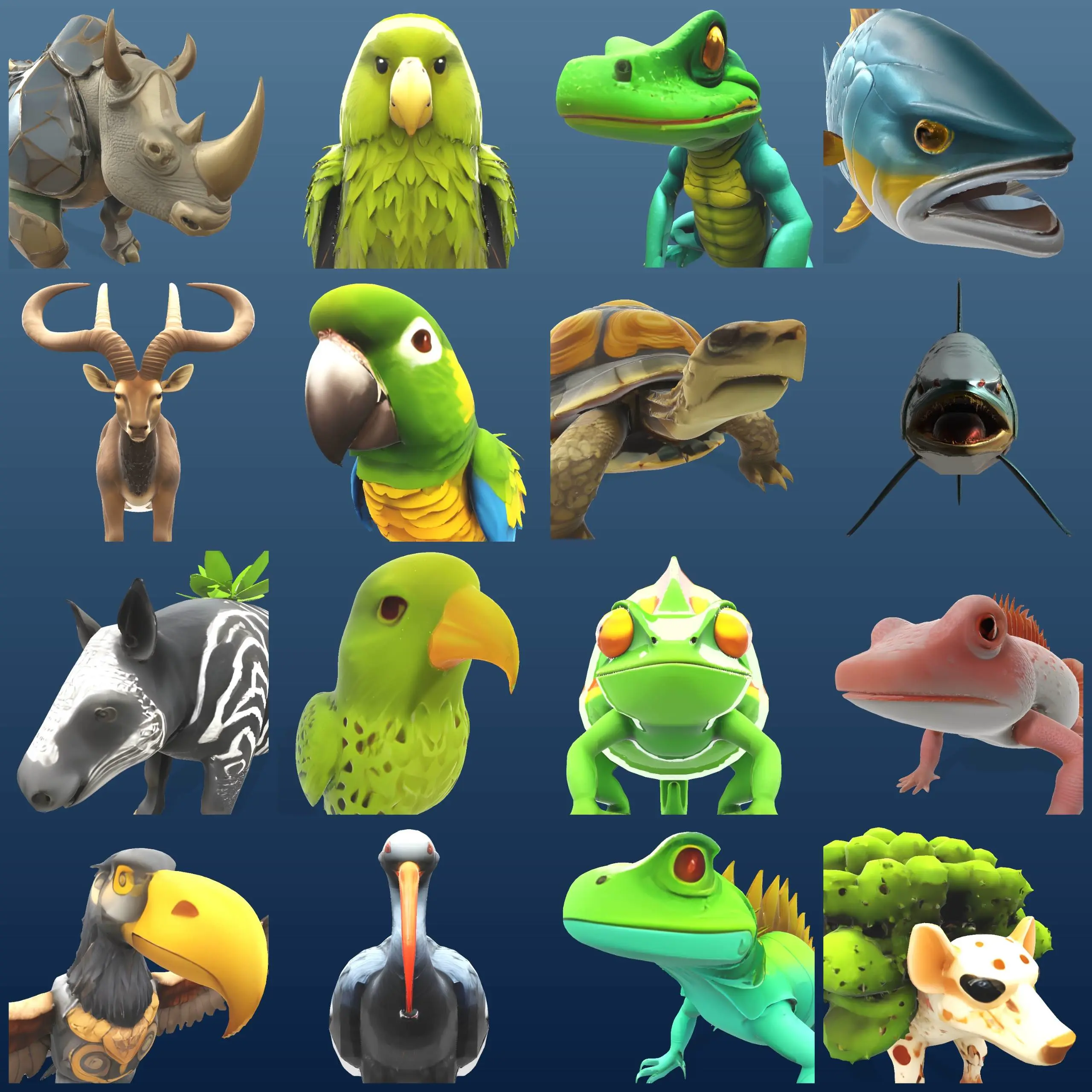Characters & Creatures STL Download - Fantastic Menagerie: Mythical ...