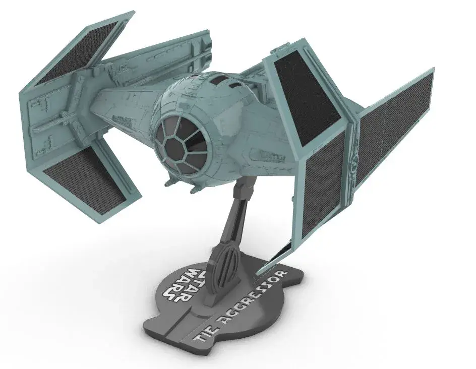 Other STL Download - TIE AGGRESSOR STAR WARSby 3D Araujo