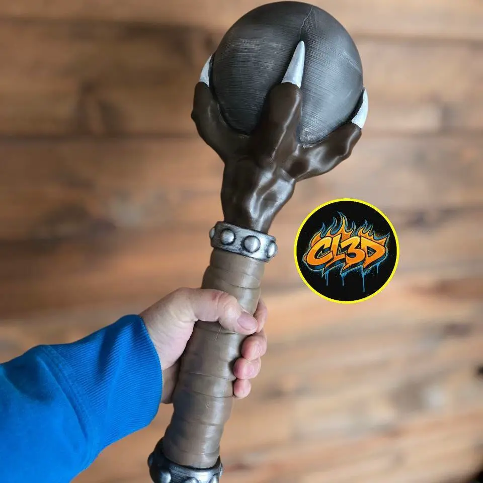 Cosplay STL Descarga - Dragon Claw Mace Cosplay / Prop - CL3D_Printing