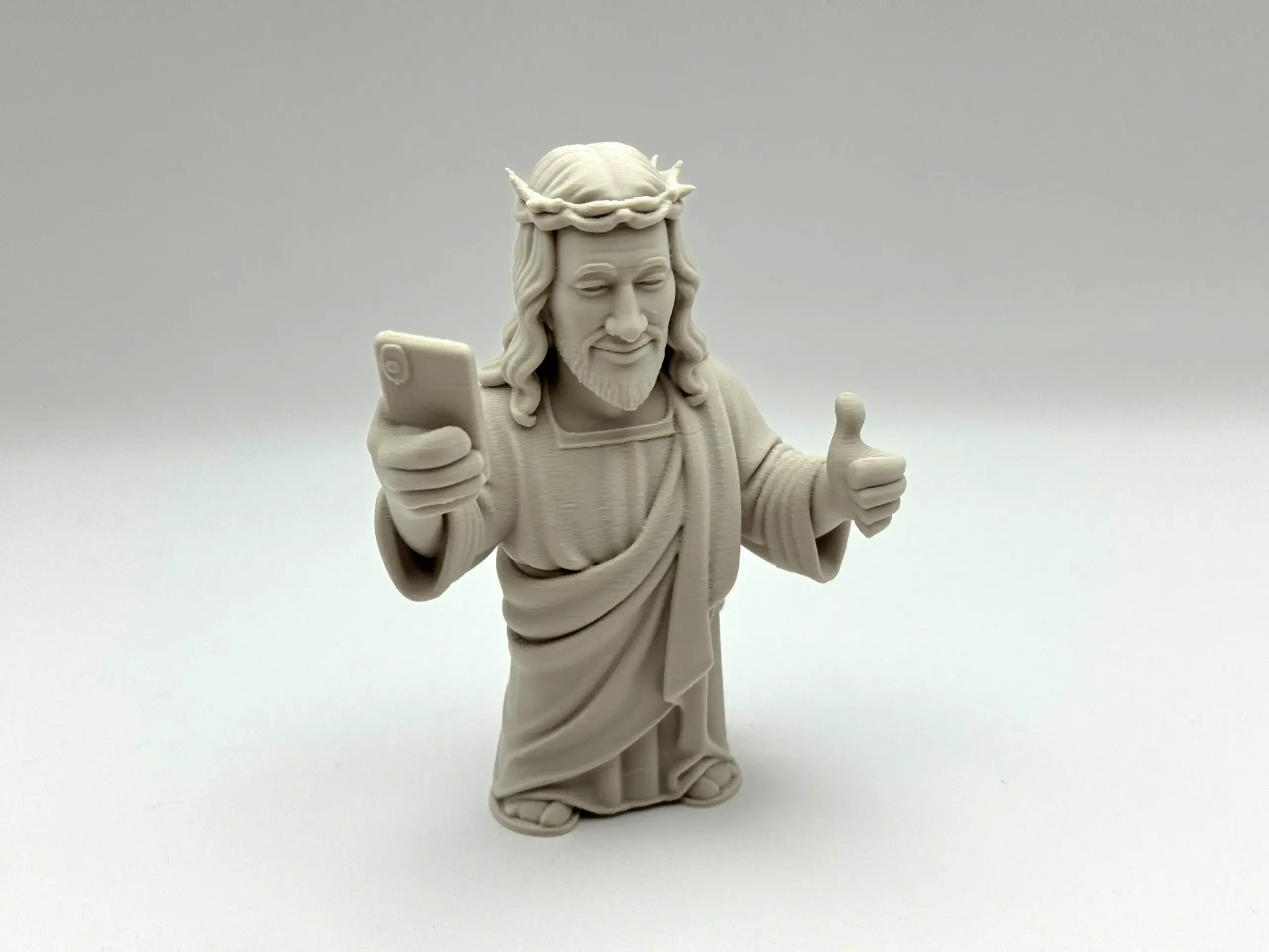 3D Printer Files | 3MF File | Jesus Phone Figurine | Creality Cloud