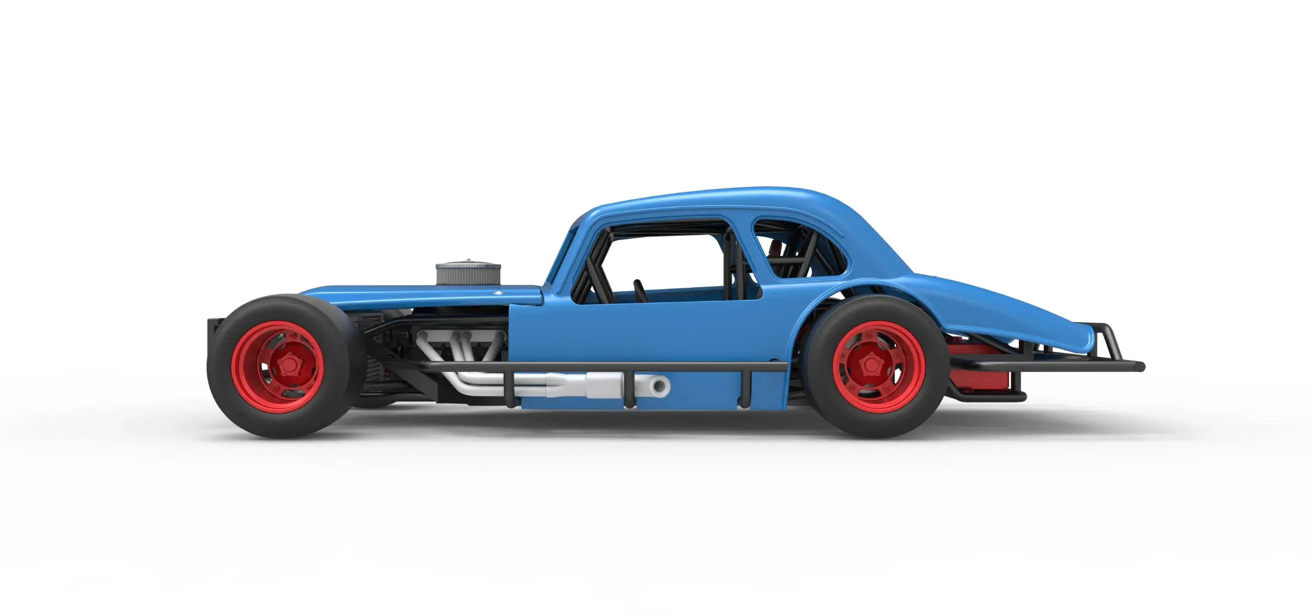 Vehicles & Machinery STL Download - Vintage Asphalt Modified stock car ...