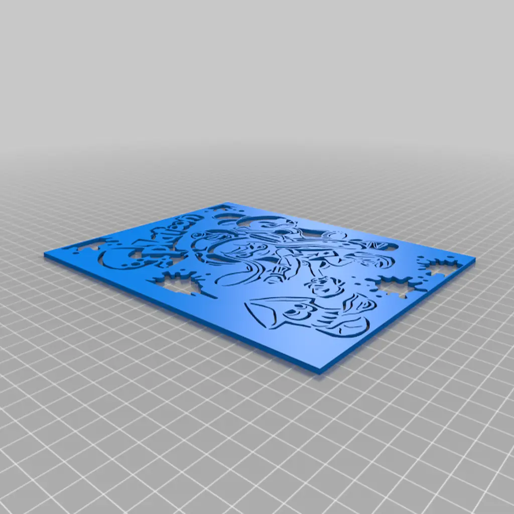 Free Digital Art STL Download - Splatoon stencil 2by SMT_M 🦊
