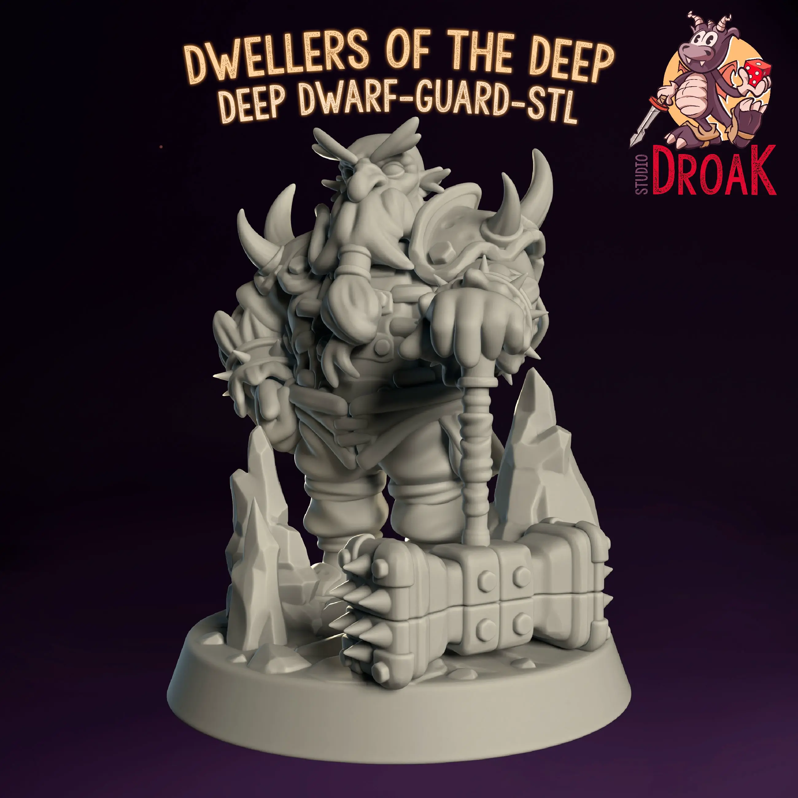 Deep Dwarf Guard Dwellers Of The Deep 3d Models Download Creality Cloud