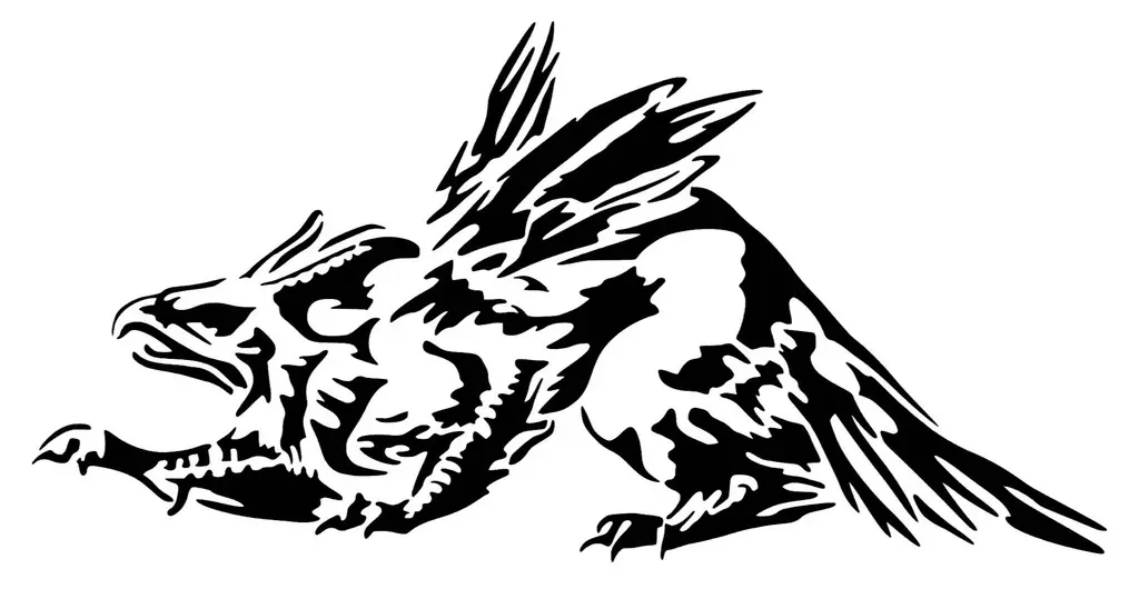Free Digital Art STL Download - Griffin stencilby SMT_M 🦊