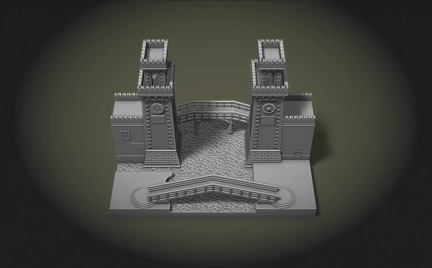 Props & Terrain STL Download - Venetian Arsenalby RuslanOz