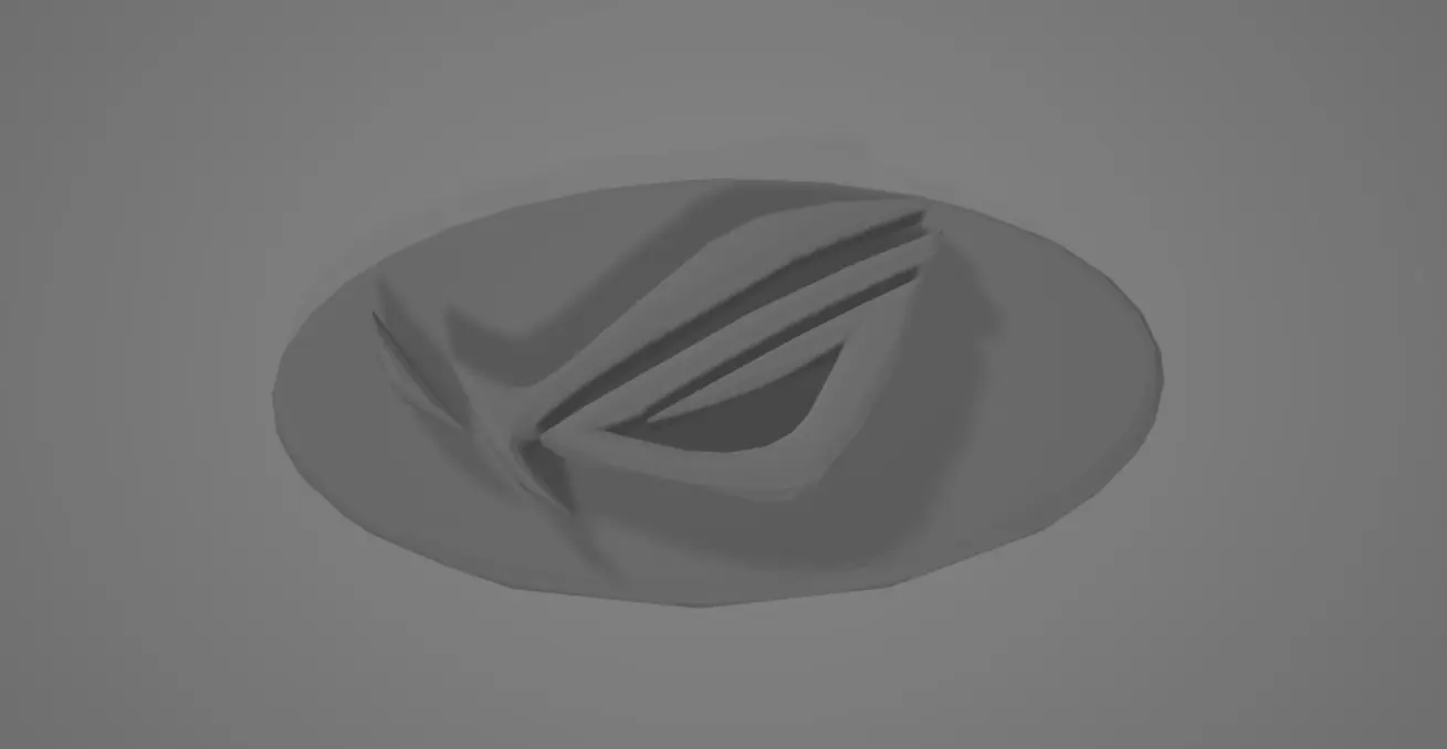 Free Badges & Coins STL Download - logo ROG - Republic of Gamersby ...