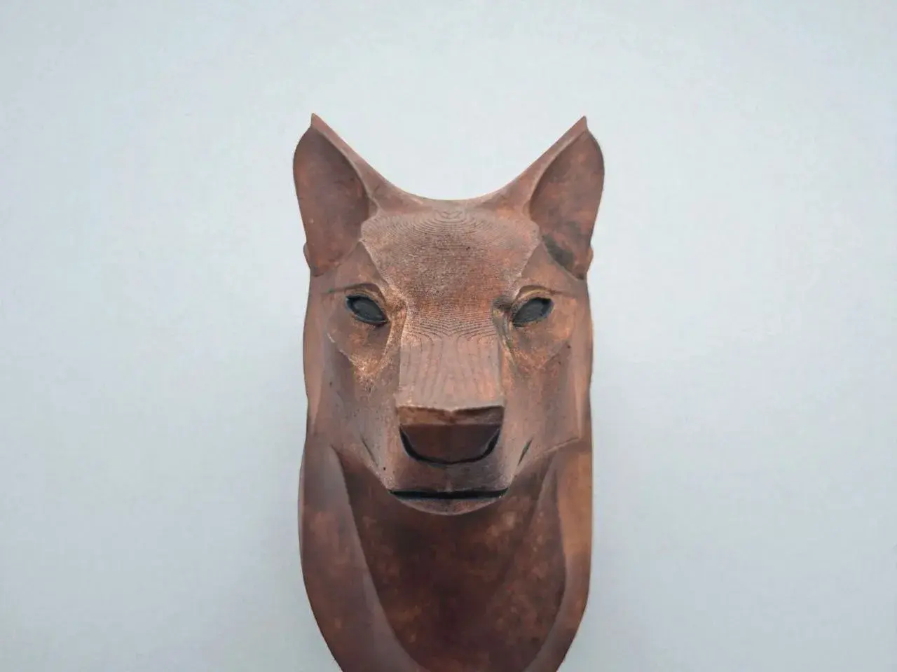 3D Printer Files | 3MF File | Wooden Fox Bust | Low Poly Sculpture ...