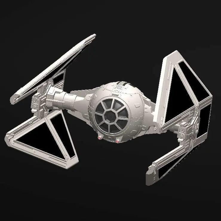 3D Printer Files | 3MF File | Starwars TIE INTERCEPTOR | Creality Cloud