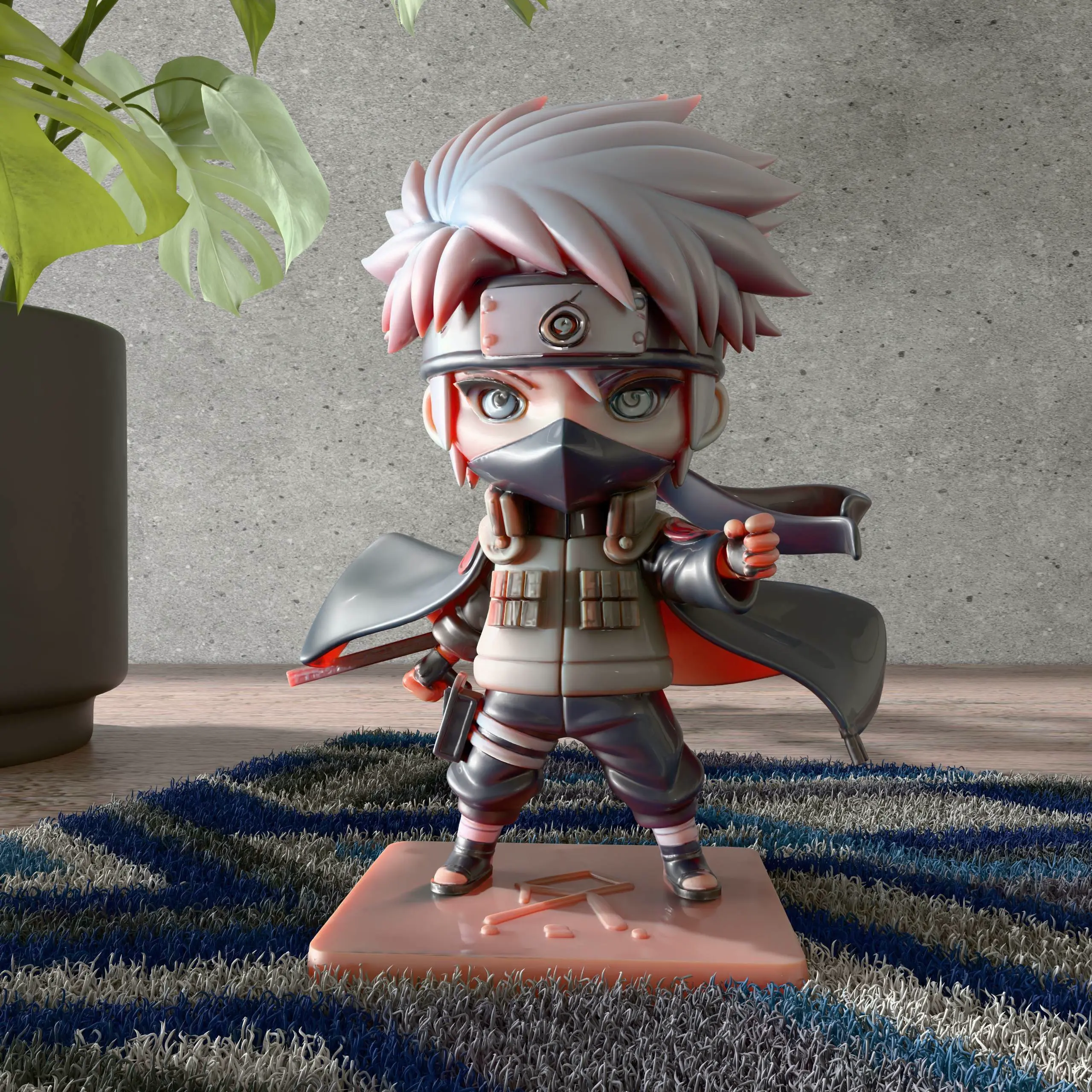 3D Printer Files | 3MF File | Kakashi Naruto Fan Art | Creality Cloud