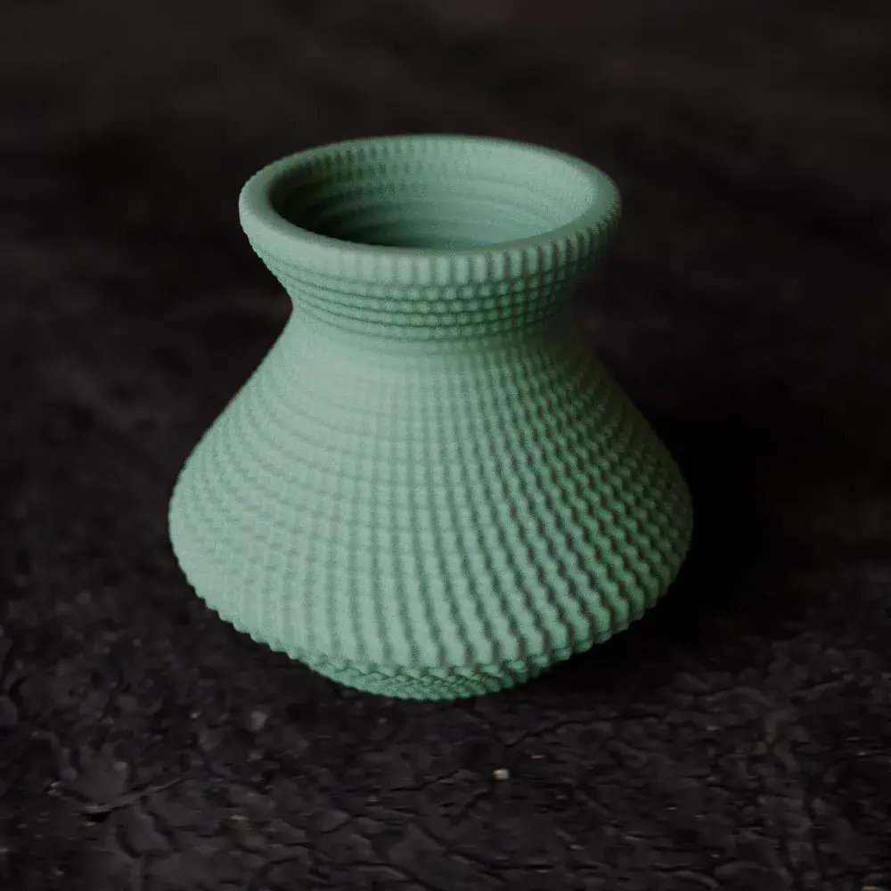 3D Printer Files | 3MF File | Pixel Vase V8 | Hourglass Shape | Plant ...