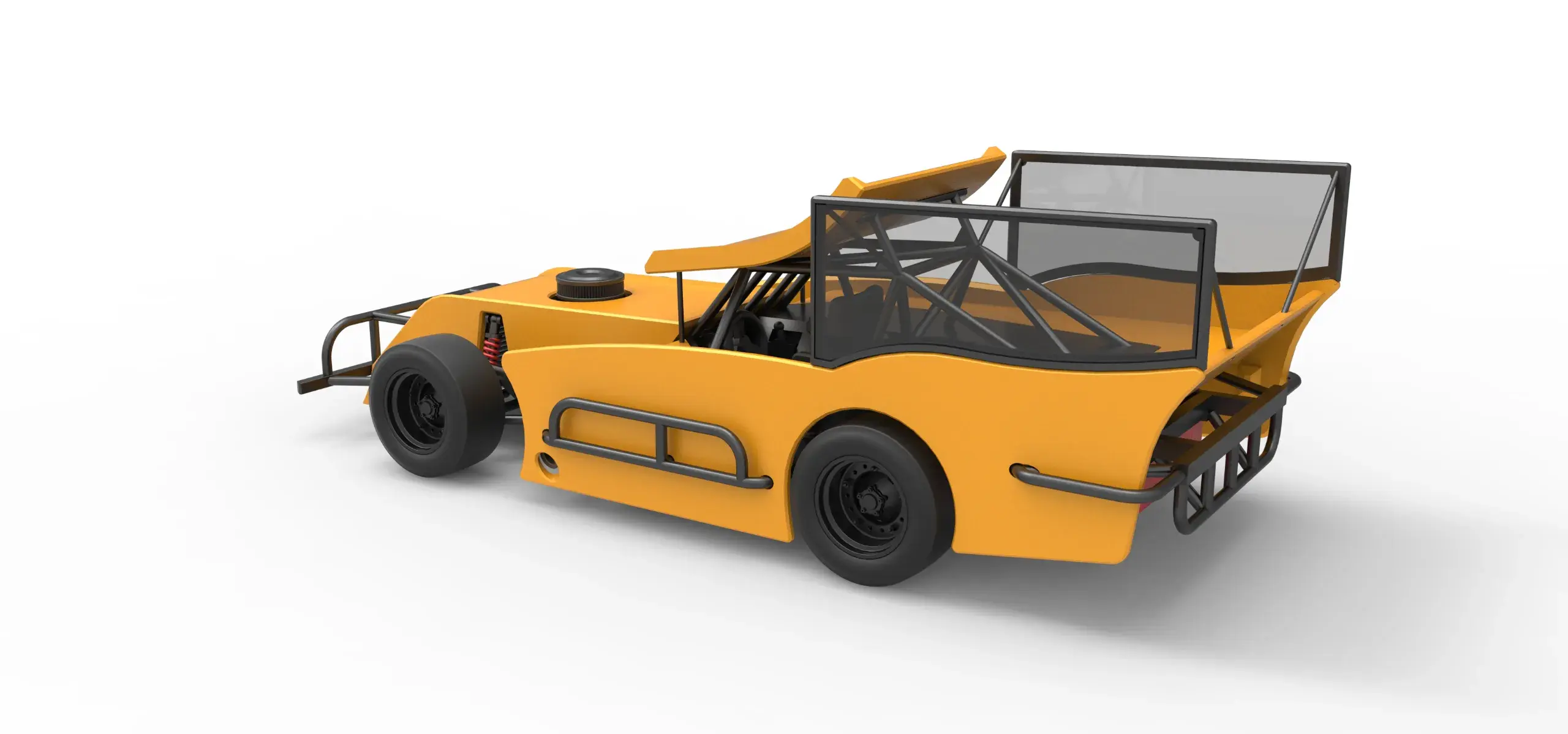 Vehicles & Machinery STL Download - Outlaw Figure 8 Modified stock car ...