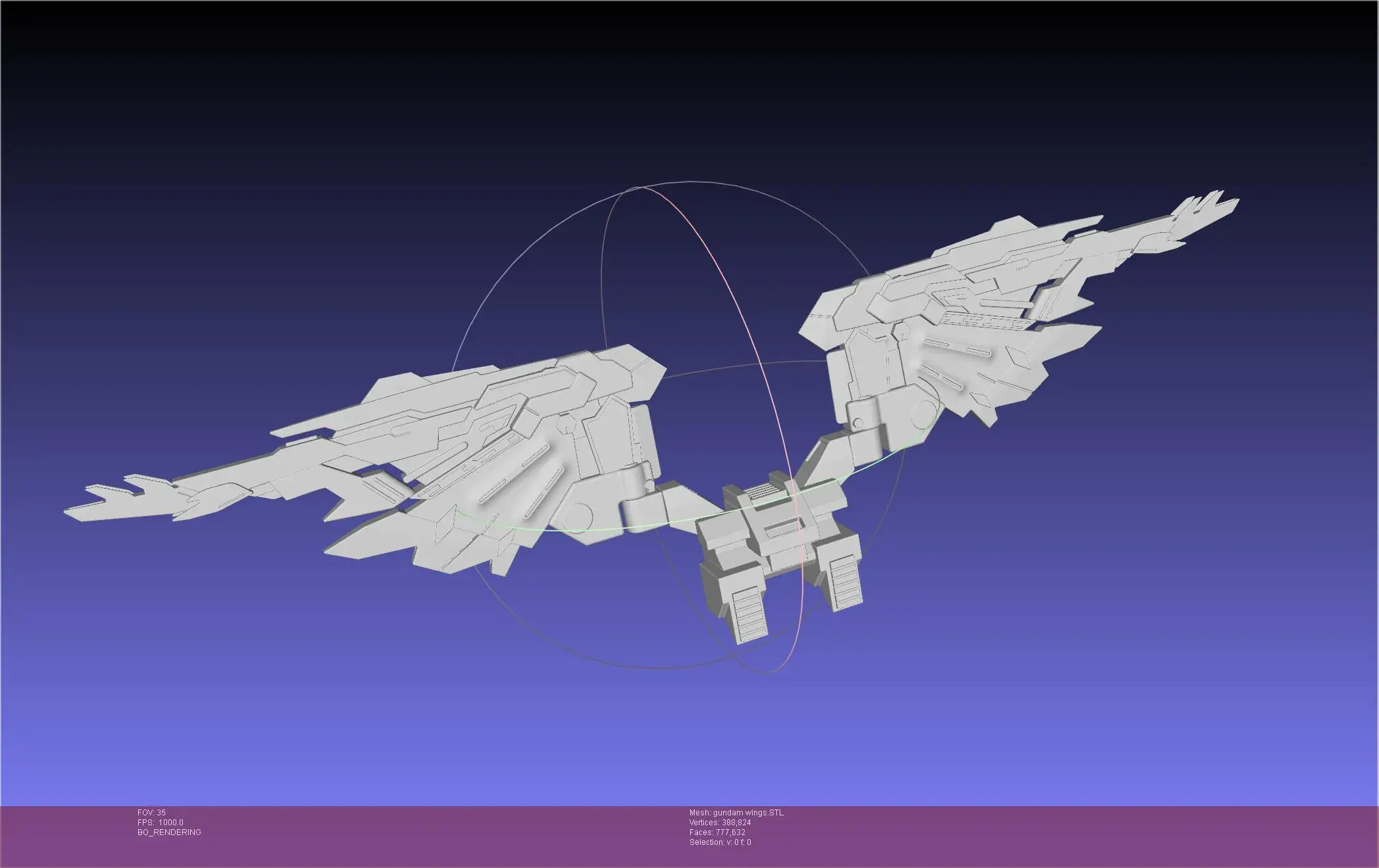 Cosplay STL Download - Wing Gundam Backpack Assemblyby Julian Danzer