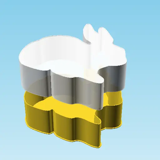 3D Printer Files | 3MF File | Rabbit 0024, nestable box (v2) | Creality ...