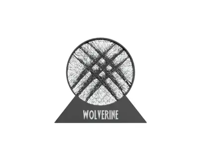 3D Printer Files | 3MF File | WOLVERINE STRING-ART / MARVEL / COMICS ...