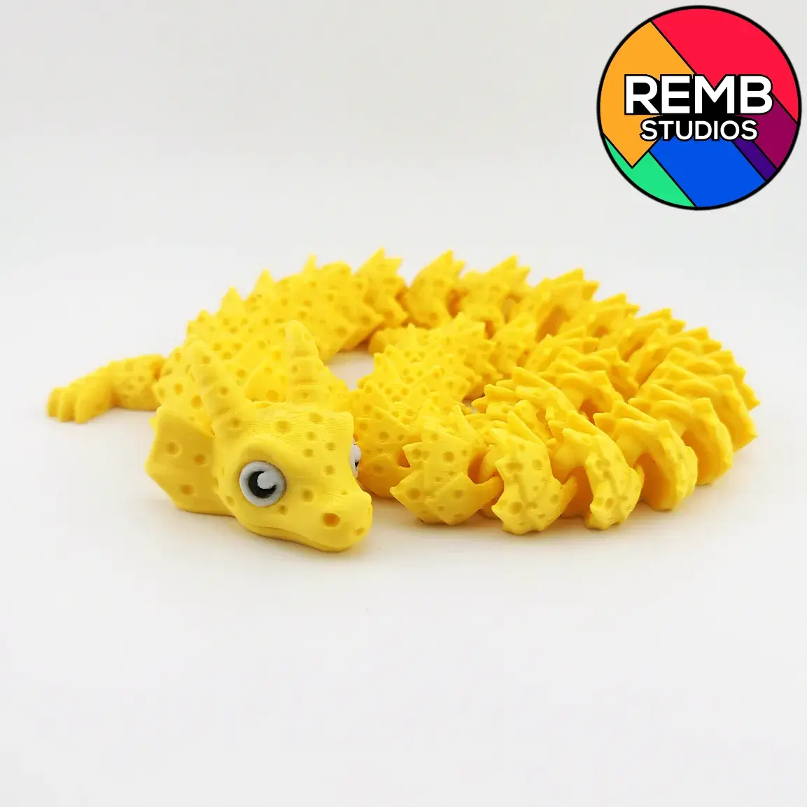 3D Printer Files | 3MF File | Articulated Cheese Dragon 🧀🐉 | Creality Cloud