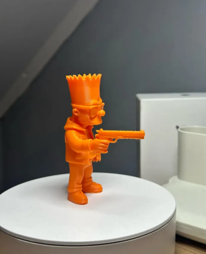 Characters & Creatures STL Download - Gangster Bart Simpsonby ...