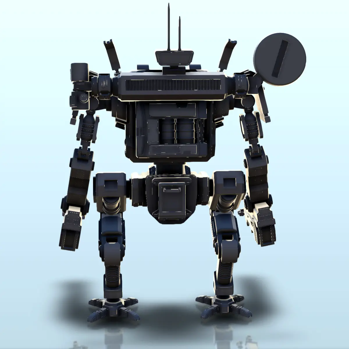 Robots & Mechs STL Download - Dedis combat robot (18) - sci-fi science ...