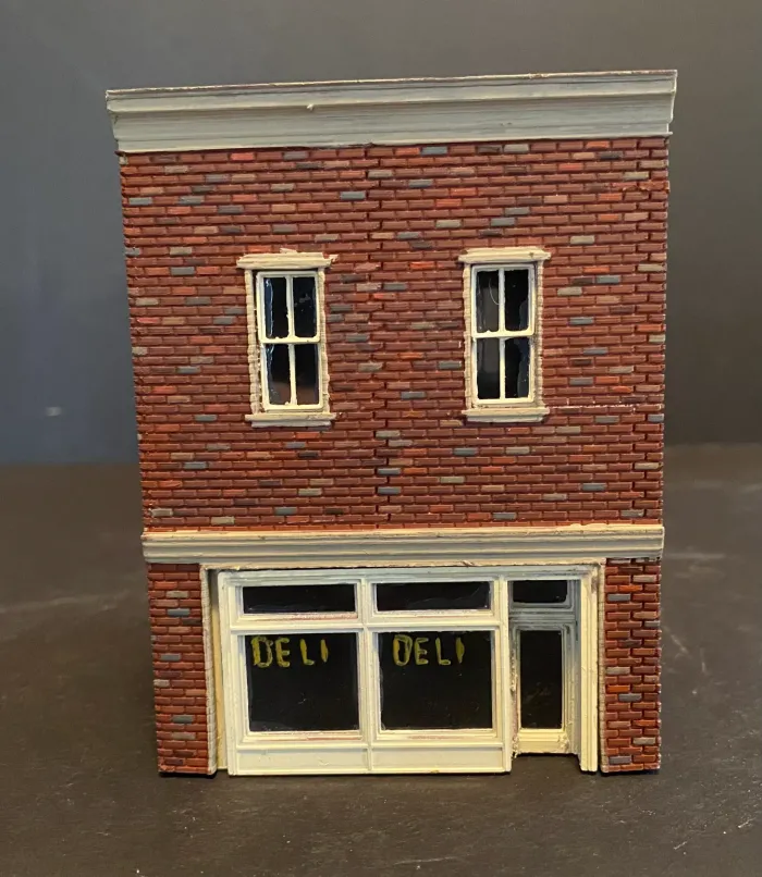Props & Terrain STL Download - HO Scale brick commercial building THE ...