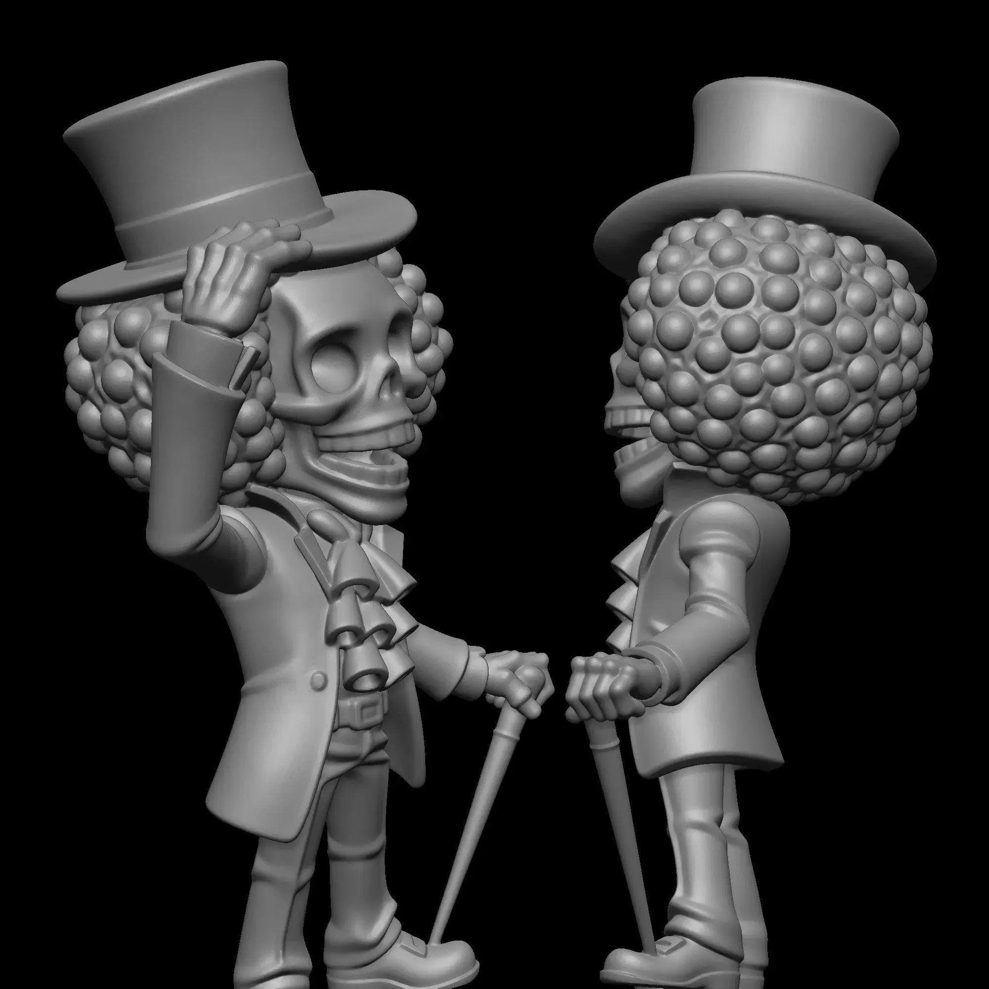 Characters & Creatures STL Download - Brook - One Pieceby GALAXIARUM 3D