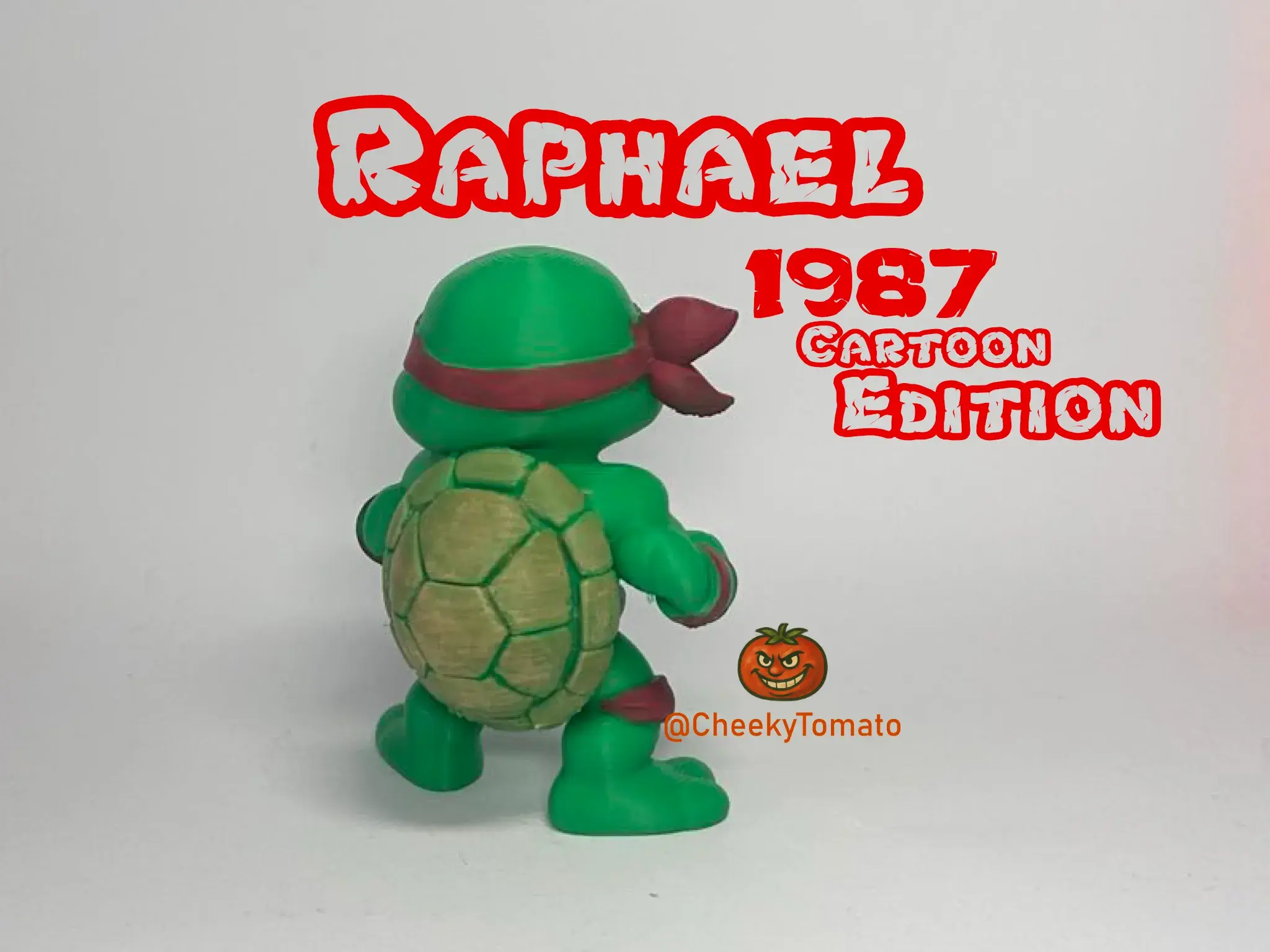 3D Printer Files | 3MF File | Raphael – TMNT 1987 DeskBuddy Figurine ...