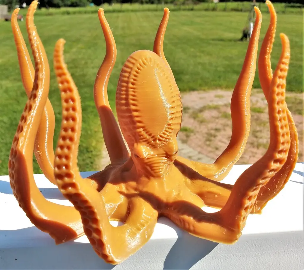 Free Characters & Creatures STL Download - Octopus Tentacles of 8 ...