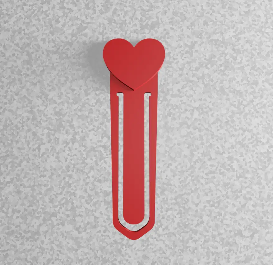 Stationery & Learning Tools STL Download - Paperclip, Heart, Bigby ...
