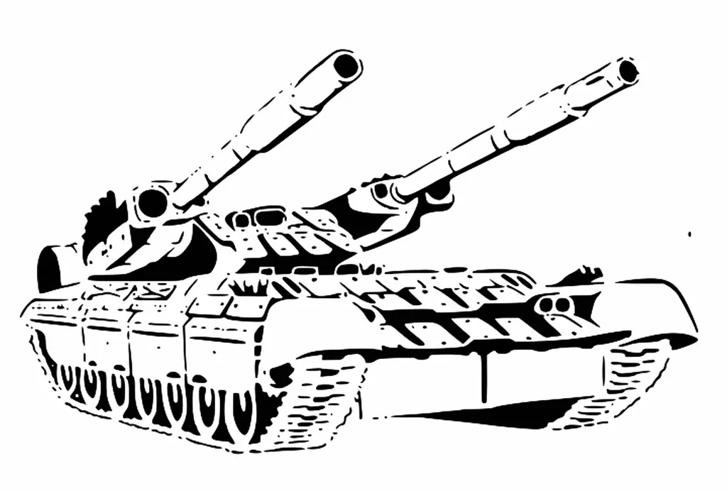 Heavy Tank Stencil | 3D models download | Creality Cloud