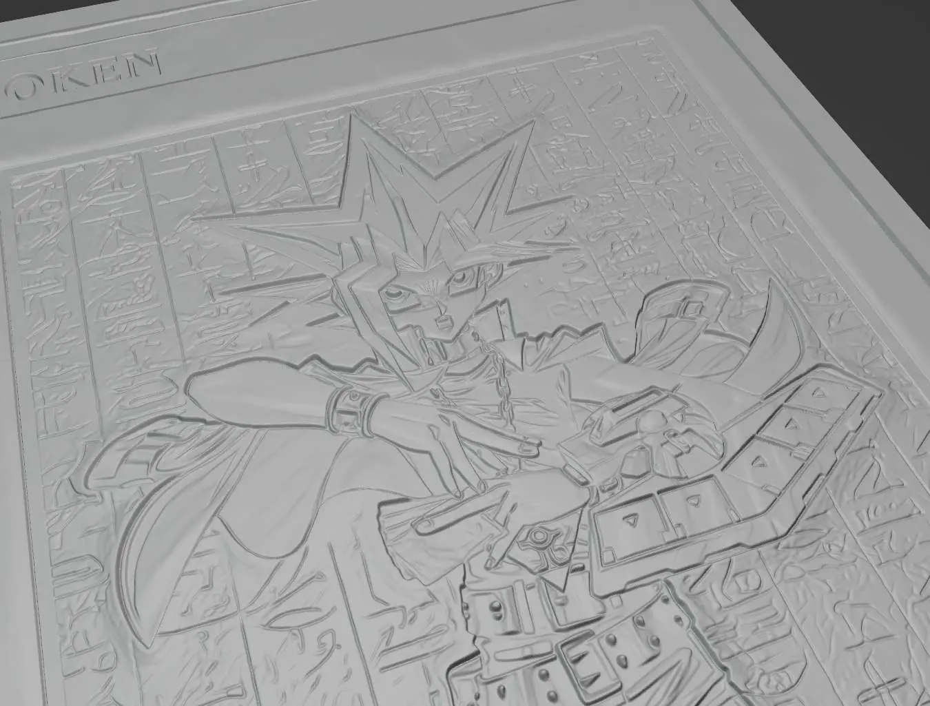 3D Printer Files | 3MF File | yami yugi token card - yugioh | Creality ...
