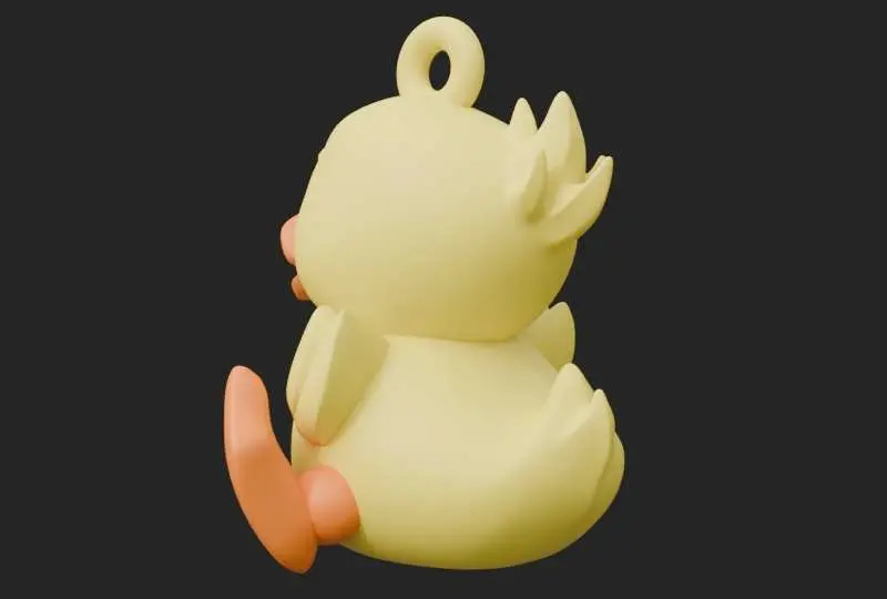 Other STL Download - Chibi Duck Keychain Pendantby Toti Skywalker