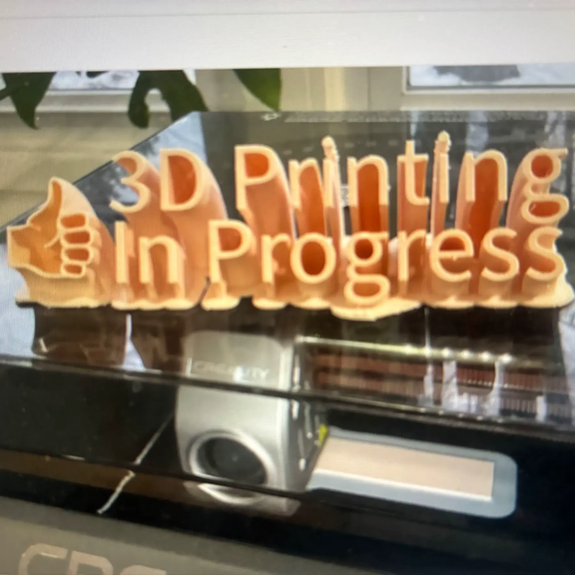 3D Printer Files | 3MF File | 3d printing in progress sign | Creality Cloud