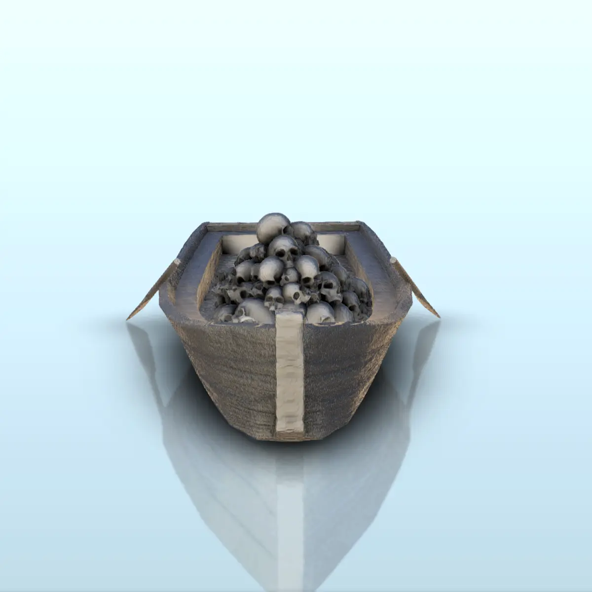 Other STL Download - Rowboat with pile of bones - miniatures warhammer ...