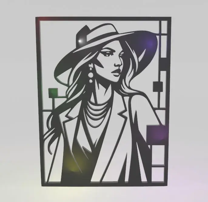 3D Printer Files | 3MF File | charming lady | Creality Cloud