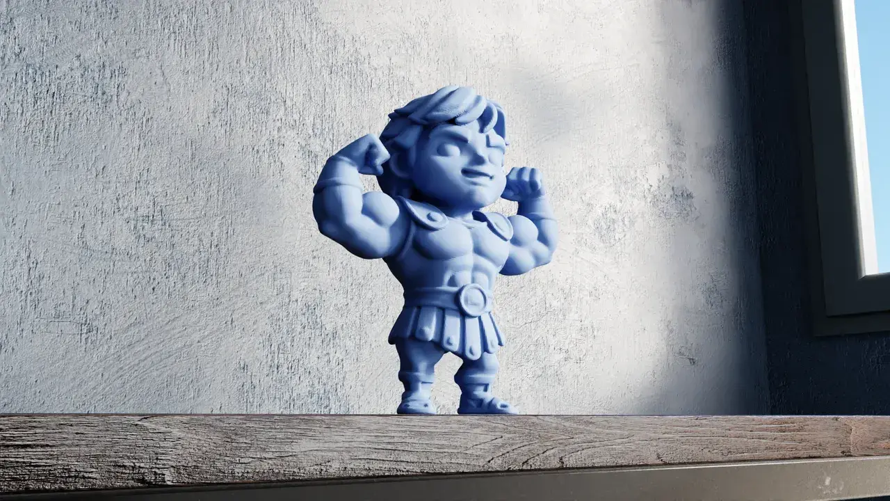 3D Printer Files | 3MF File | Chibi Hercules – Mini Hero of Olympus ...