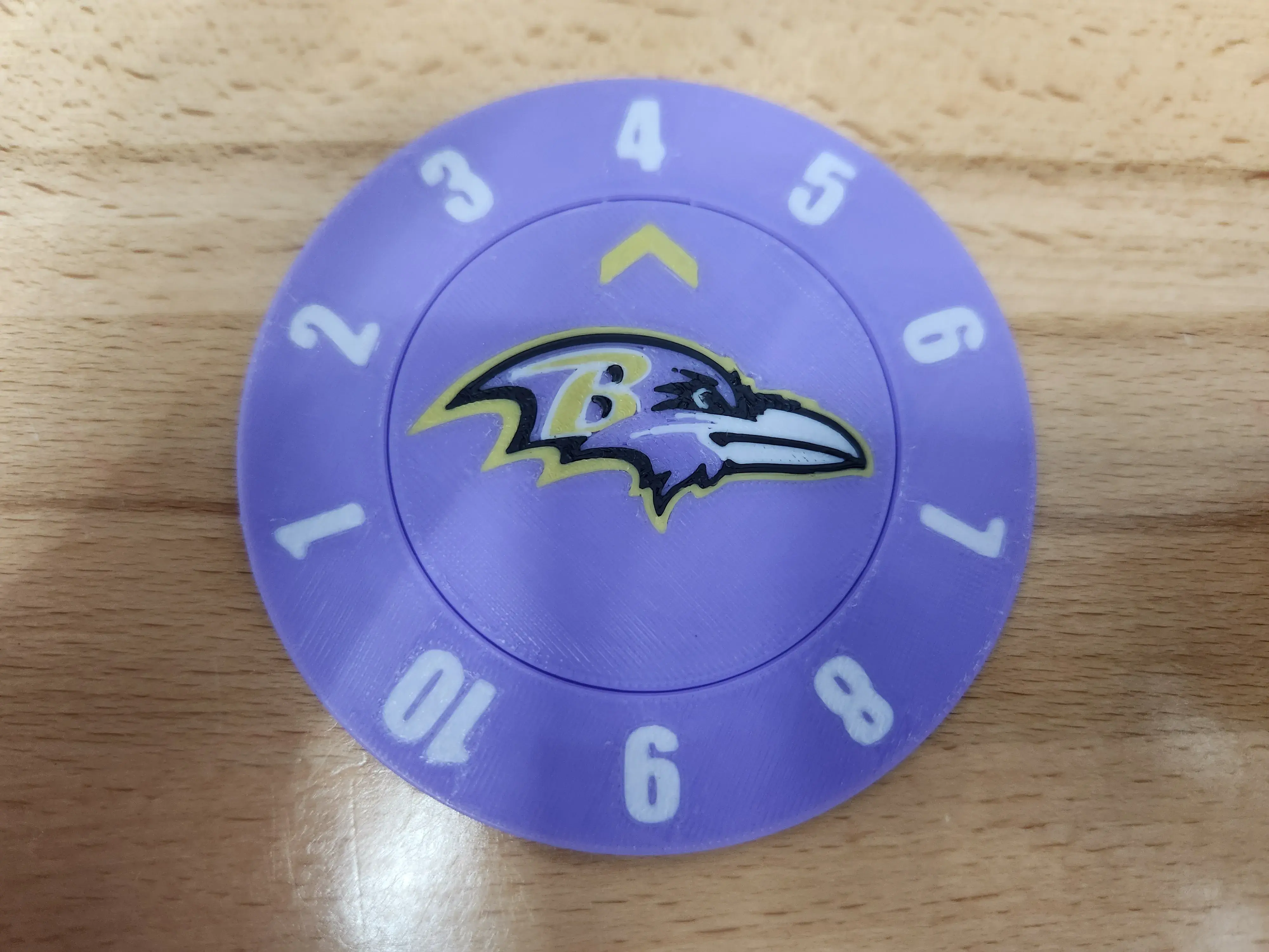 3D Printer Files | 3MF File | Baltimore Ravens Drink Count Coaster ...