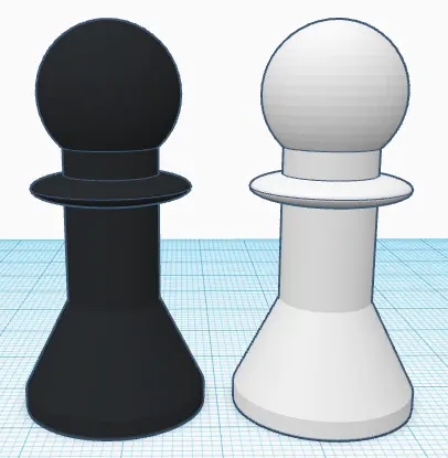 Board Games & Card Games STL Download - Full Simplistic Chess Pieces ...