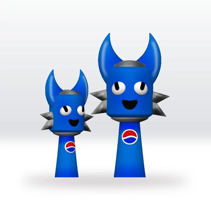 Characters & Creatures STL Download - Sprunki OC Pepsi STL file 3D ...