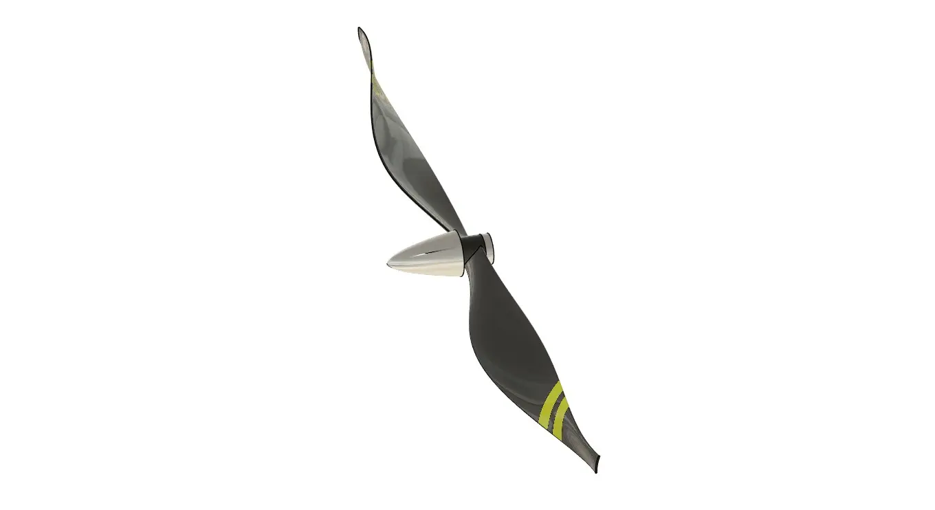 Drones & Aircraft STL Download - Model Plane Propeller v2by Imagine if ...