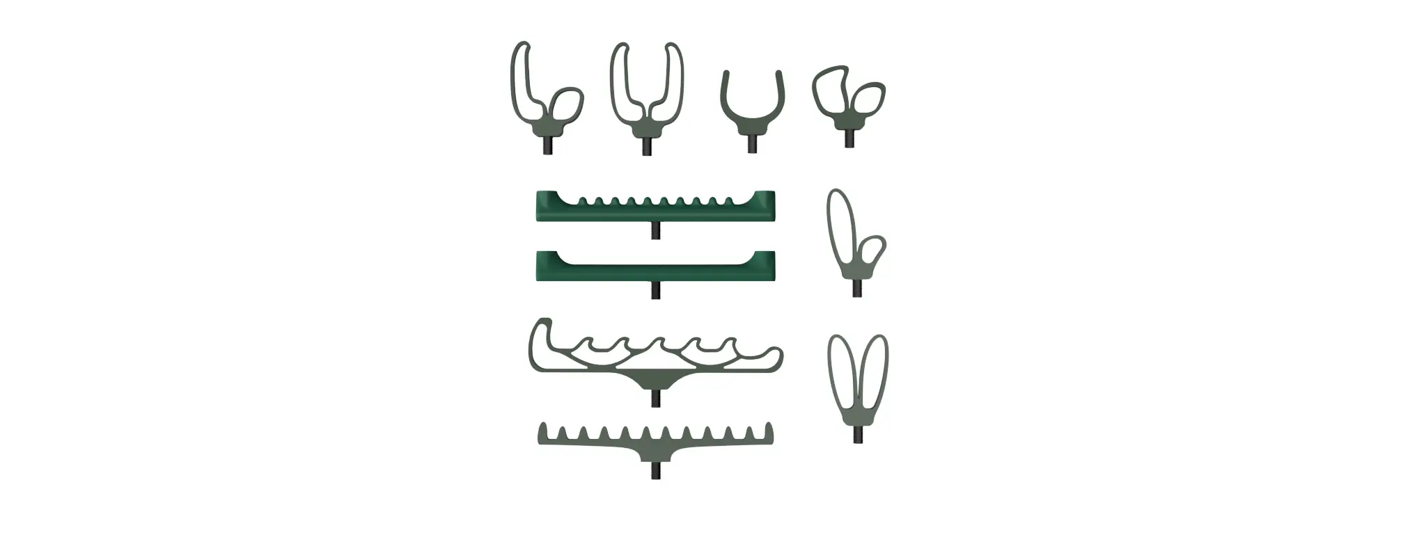 Sports & Exercise Equipment STL Download - Fishing Rod Rest Packby ...